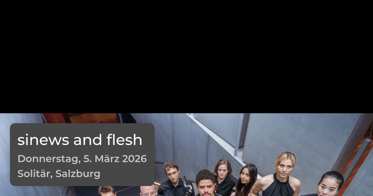 sinews and flesh Tickets